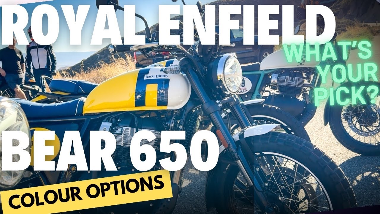 Royal Enfield Bear 650: All Color Options Explained! - YouTube