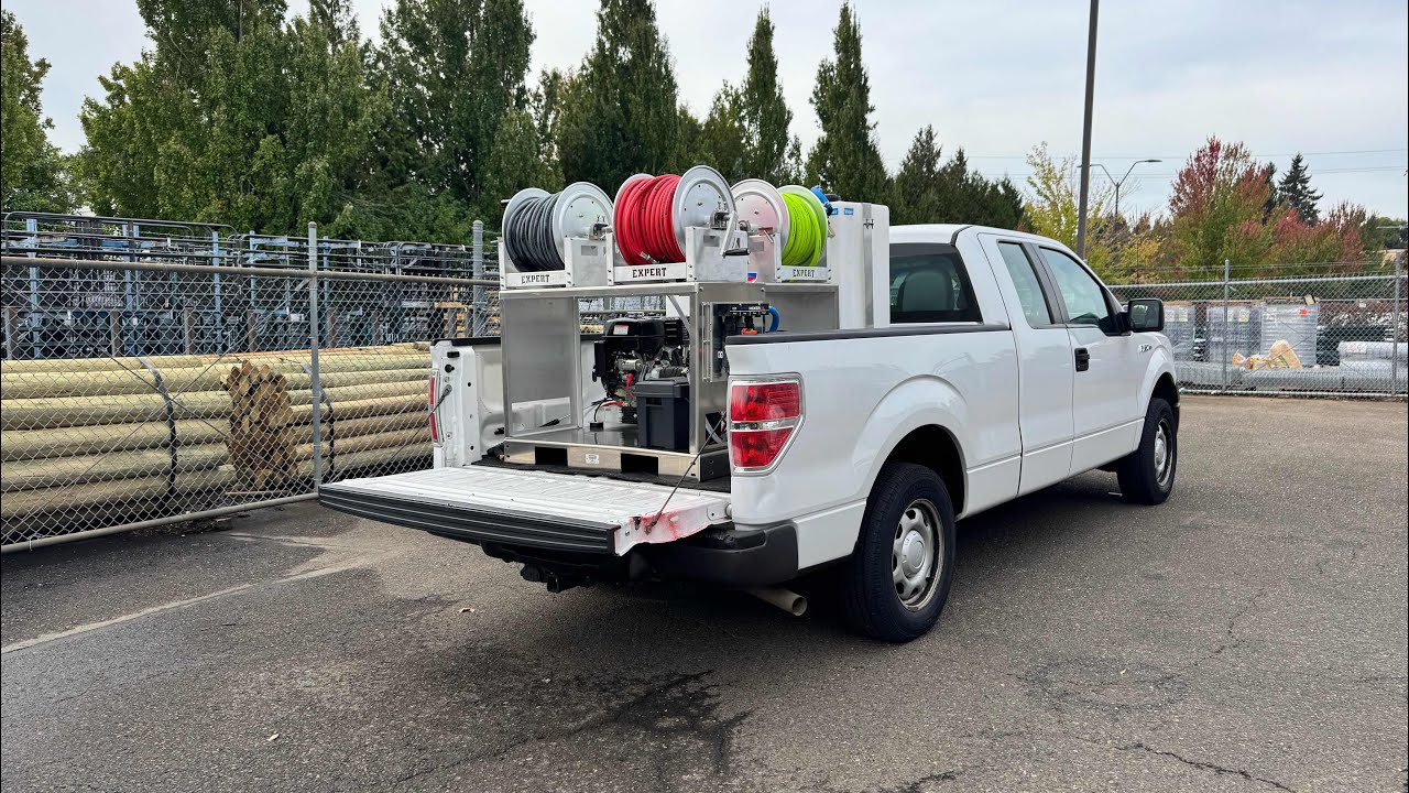Mini Ultimate Pressure Washing Soft Wash Skid - YouTube