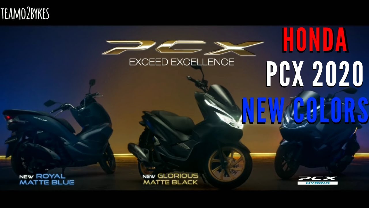 PCX 2020 NEW COLORS - YouTube