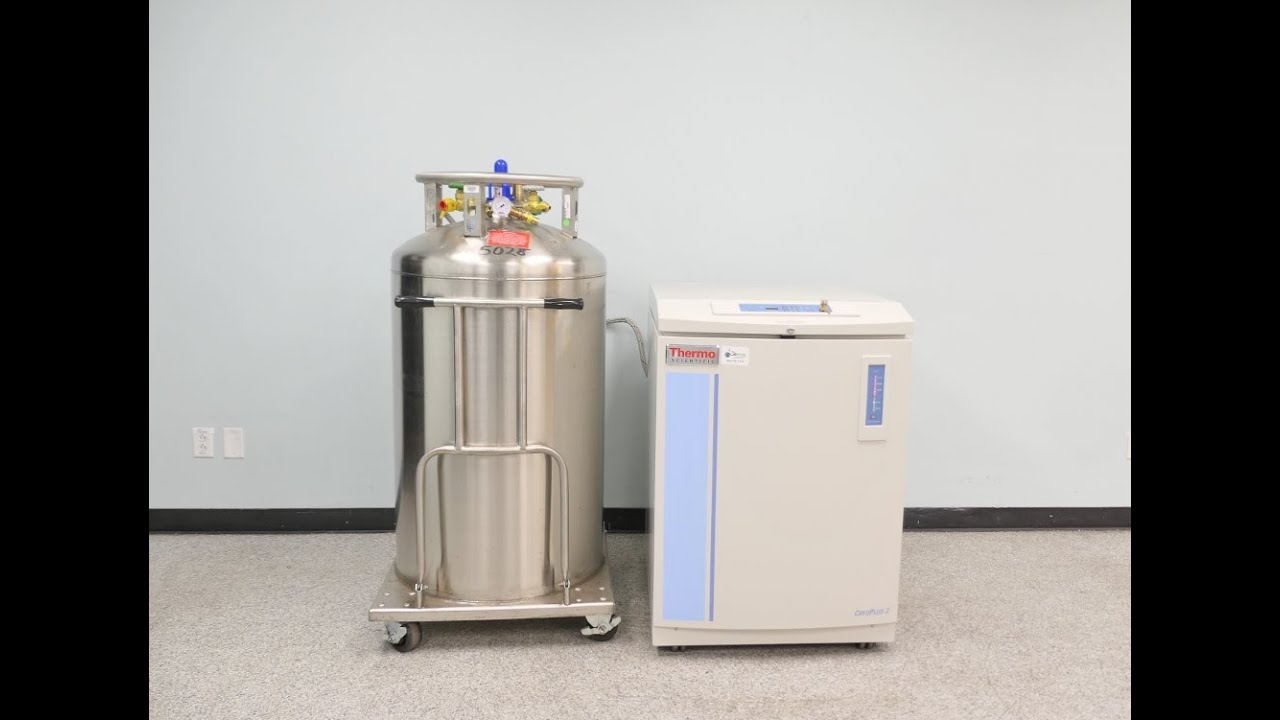 Thermo Cryoplus 2 Cryo Storage System ID 17819 - YouTube