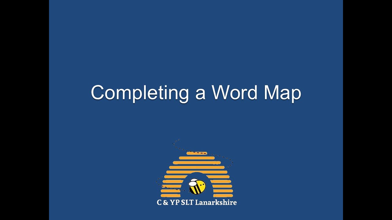 4.6 Completing a Word Map updated - YouTube