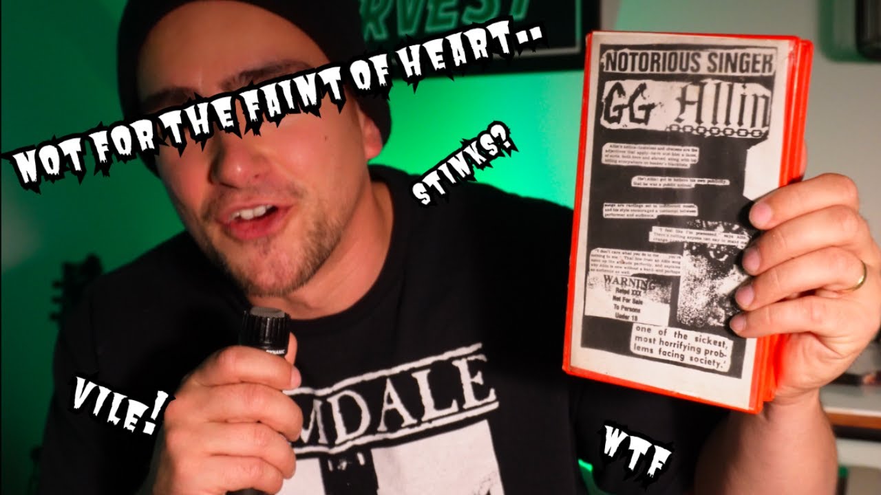 GG ALLIN: my collection of the madman’s garbage | vinyl, VHS, dvd - YouTube