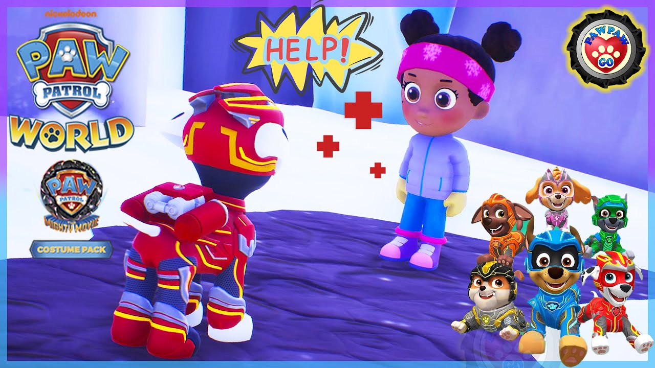 PAW Patrol World - Mighty Pups Save Julia Kid ！汪汪隊立大功世界 - 拯救小孩！ - YouTube