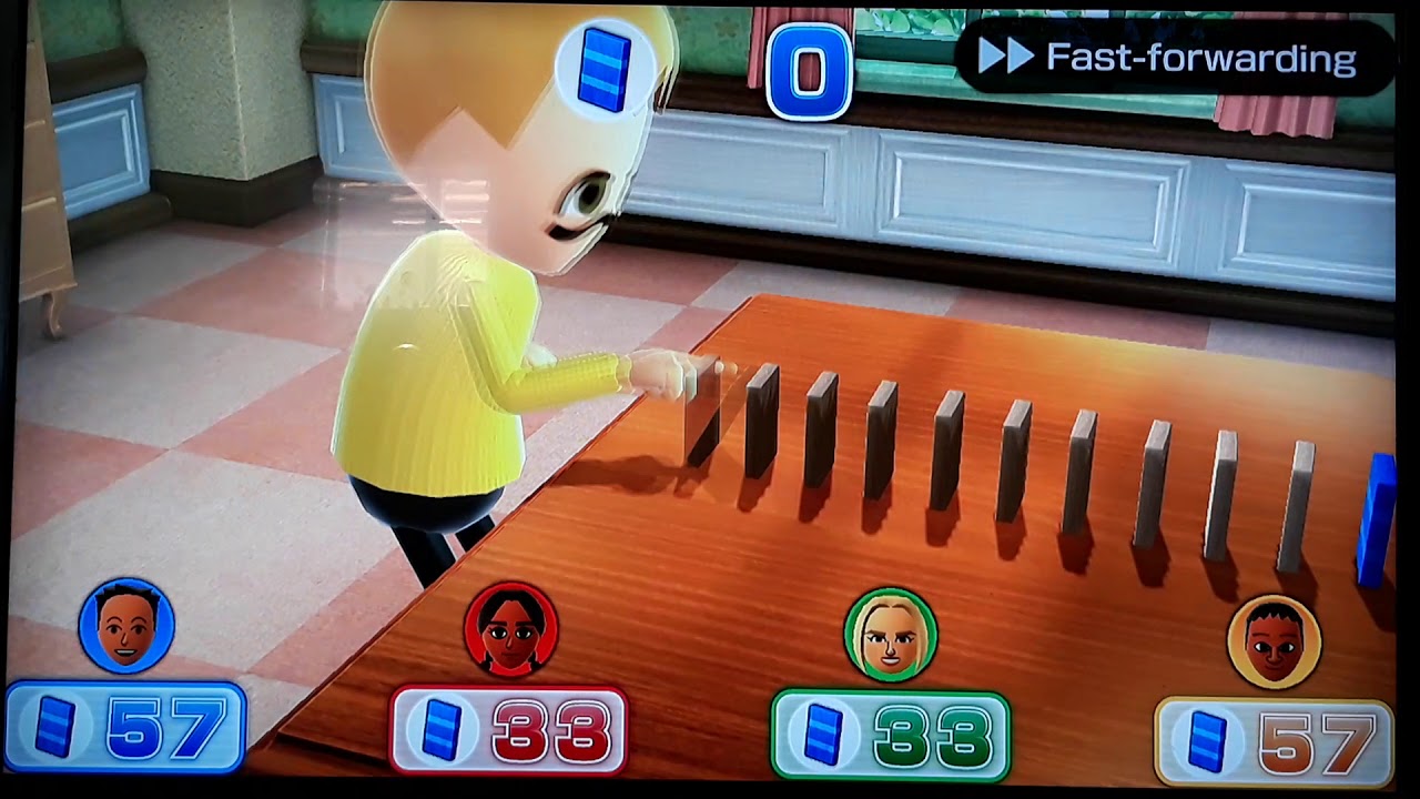 Wii Party U Face Flippers Domino Tally And Bing Bang Blasters Youtube