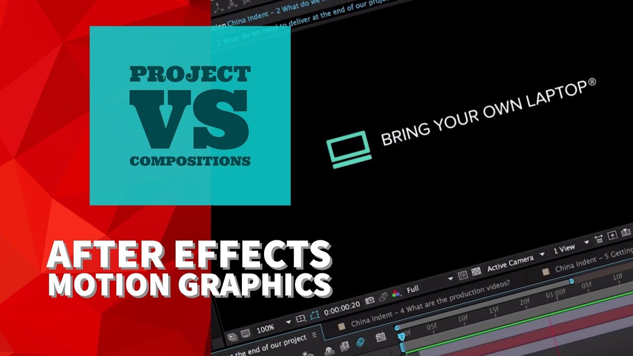 05/51 | Project vs Compositions in Adobe After Effects - YouTube