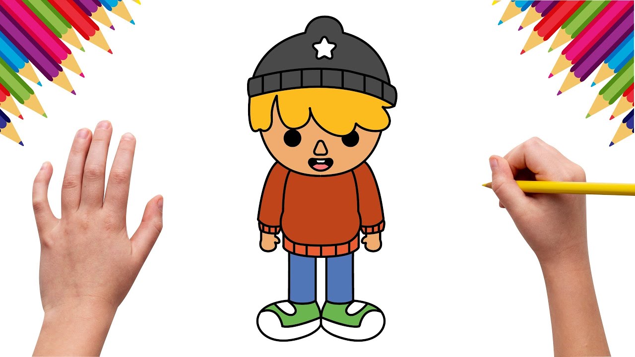 MENGGAMBAR KARAKTER LAKI-LAKI KEREN - DRAWING COOL BOY CHARACTER - PART ...