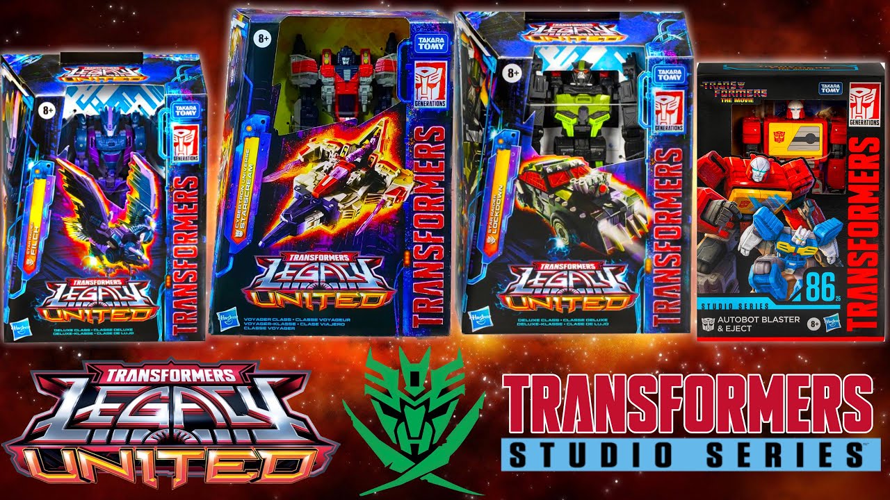 HUGE Transformers LEGACY United REVEALS! ROTF LOCKDOWN?! SS86 BLASTER ...