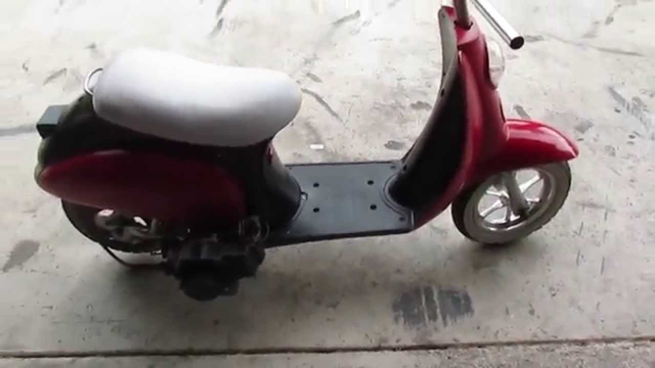 49cc razor pocket mod update - YouTube