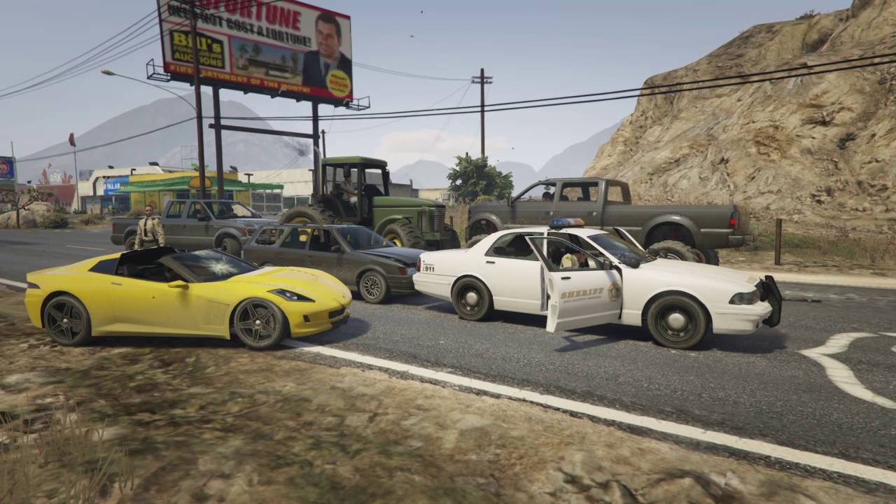 just a little rural random NPC chaos - No HUD Gameplay - Grand Theft ...