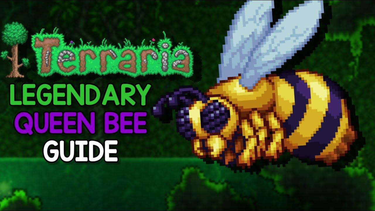 The EASIEST Way to Beat LEGENDARY Queen Bee!! - Terraria 1.4.4.9 - YouTube