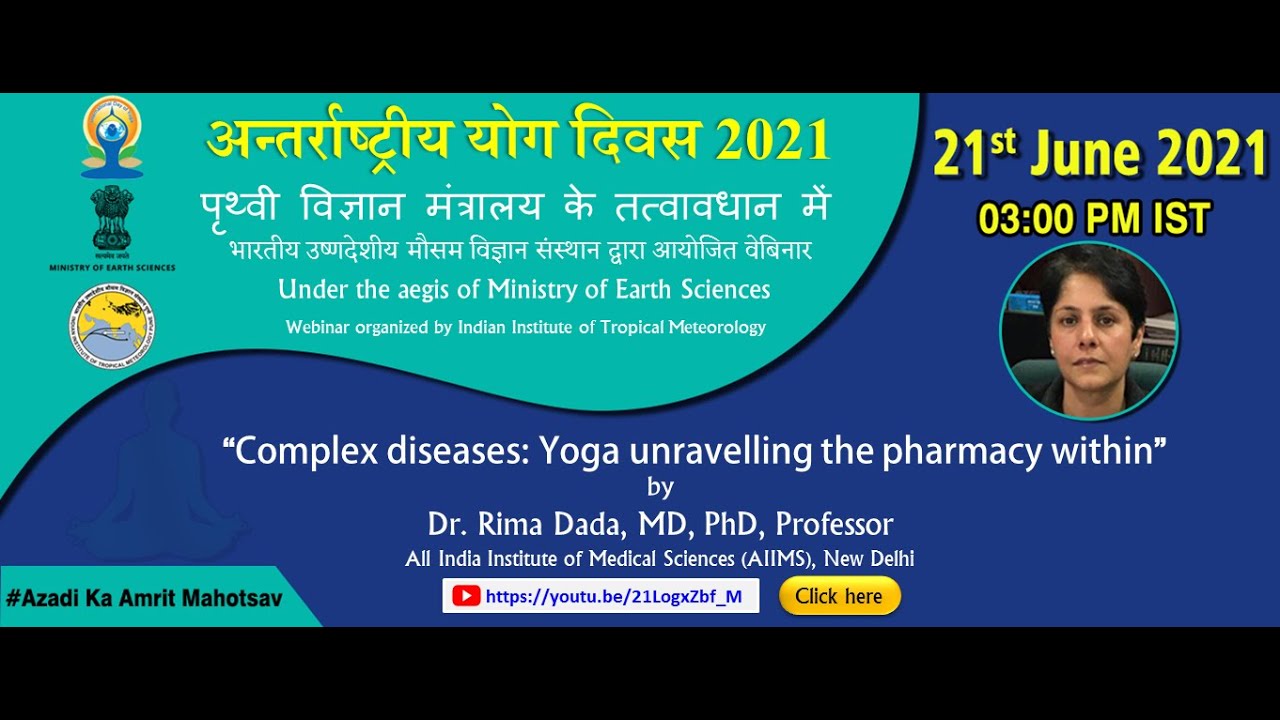 Webinar on International Yoga Day by Dr Rima Dada, - YouTube