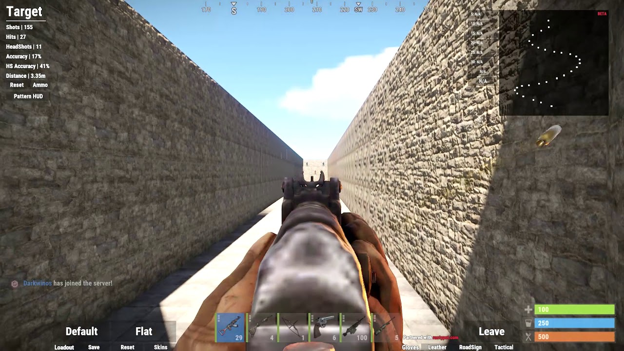 rust first week training ak spray - YouTube