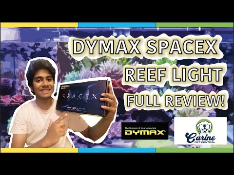 Dymax SpaceX Reef Light - Full Review! Nano Reef Aquarium Light! - YouTube