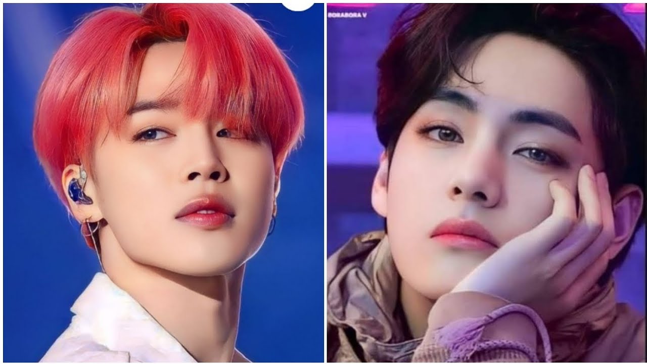 Jimin VS Kim taehyung beautiful comparing video ♥️ Jimin vs V nice ...