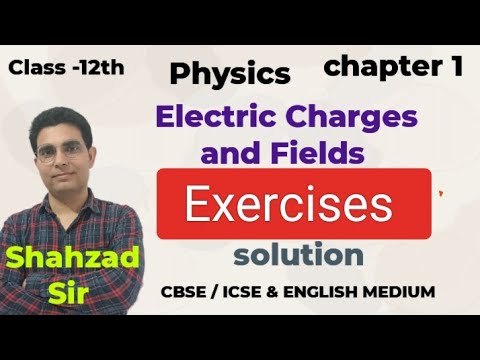 exercises 19,20,21,22,23 &24 complete solution,class12|chapter1|Physics ...