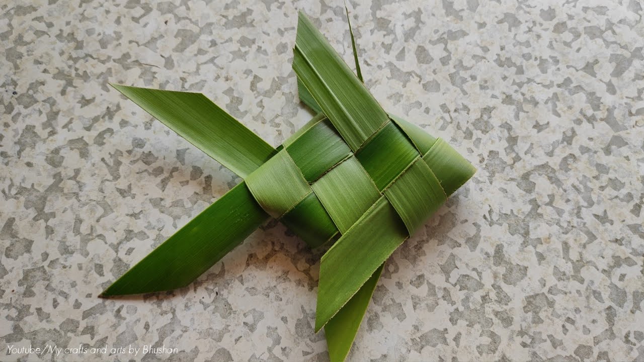 woven craft fish from coconut tree leaves || Easy DIY fish craft - YouTube