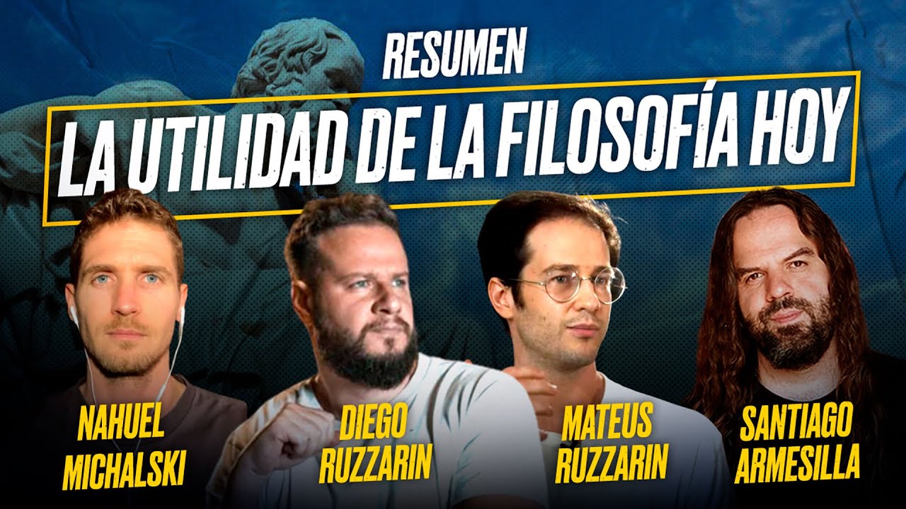 La utilidad de la FILOSOFÍA hoy: los RUZZARIN, MICHALSKI y ARMESILLA ...