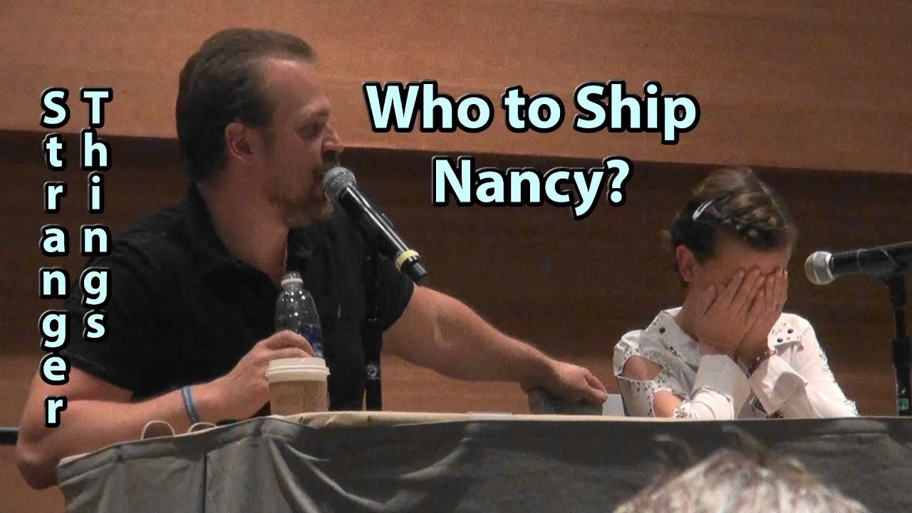 Stranger Things Ship Nancy with WHO? Millie Bobby Brown & David Harbour ...