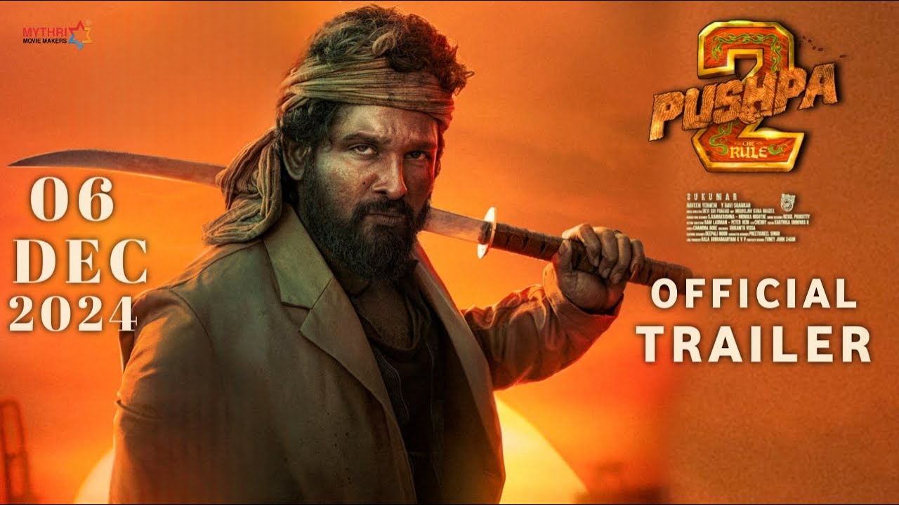 Pushpa 2 Official Trailer| Allu Arjun, Rashmika, Sukumar, DSP, Pushpa 2 ...