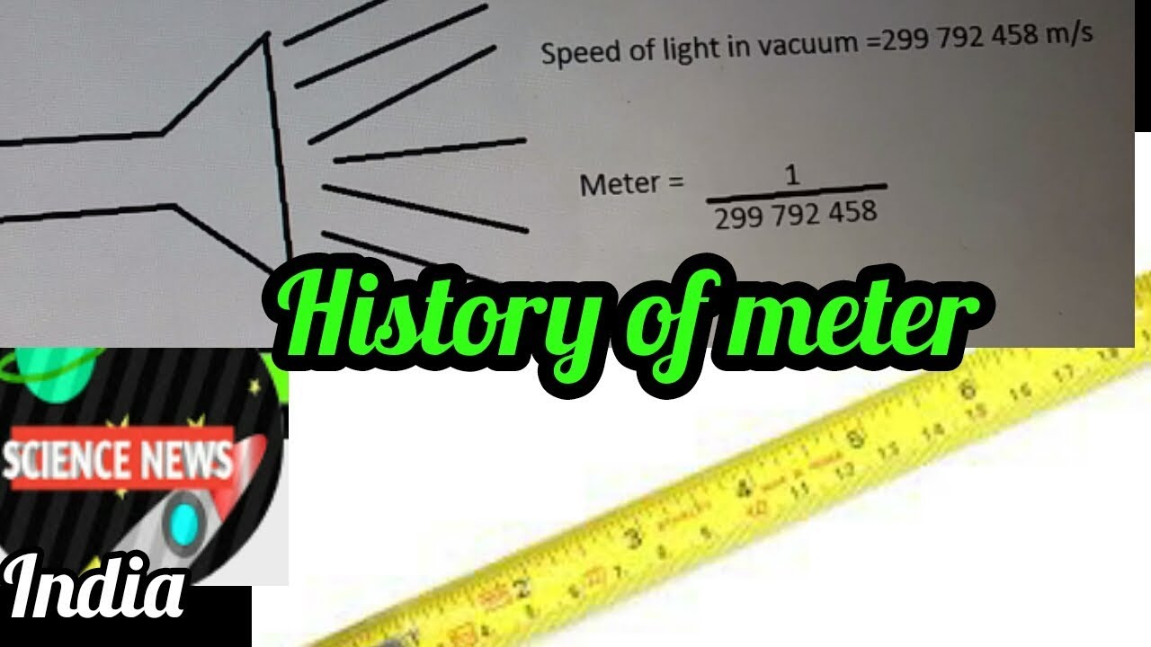 History of meter -Science news -physics-metre - YouTube