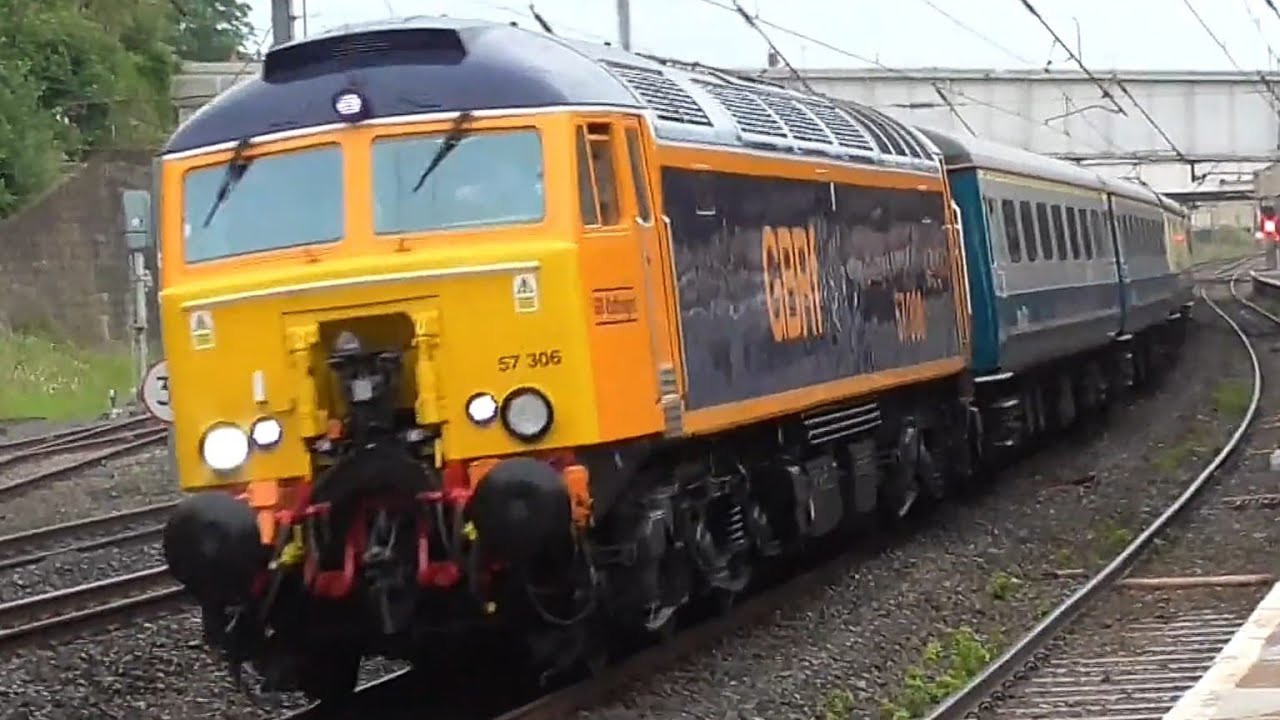 GBRf 57306/57310 5z53 Burton Ot Wetmore Sidings - Bo'ness Jn Exchange ...