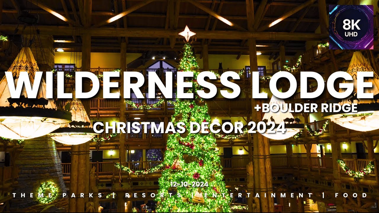 Disney's Wilderness Lodge and Boulder Ridge DVC Christmas Decorations ...
