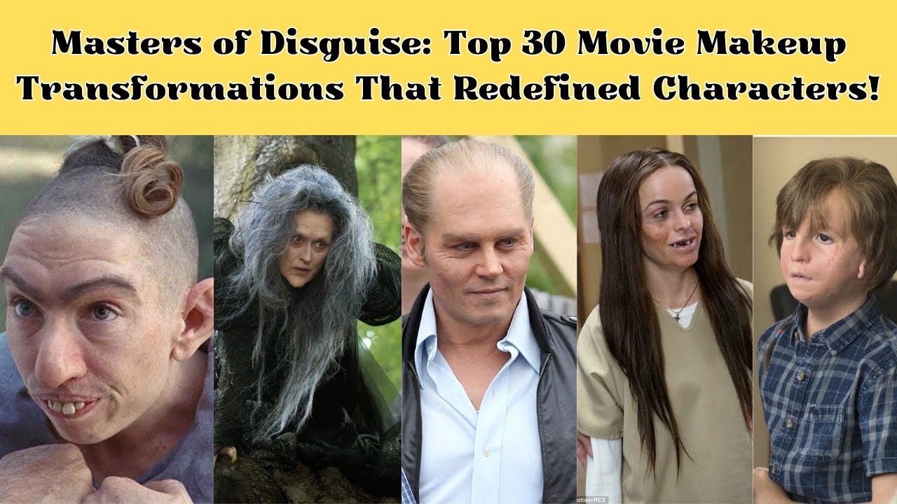 The Stunning Transformation of Actors Before and After Movie Make Up ...