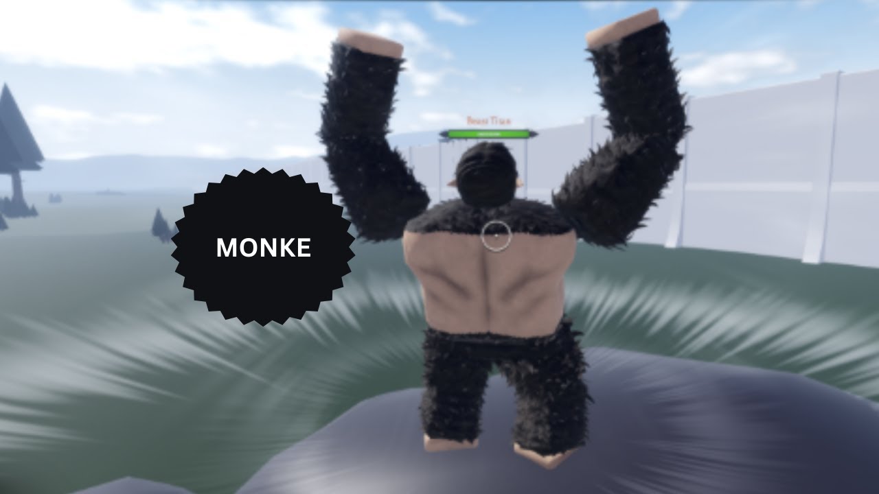 Monke (beast titan run) | AOT FW| - YouTube