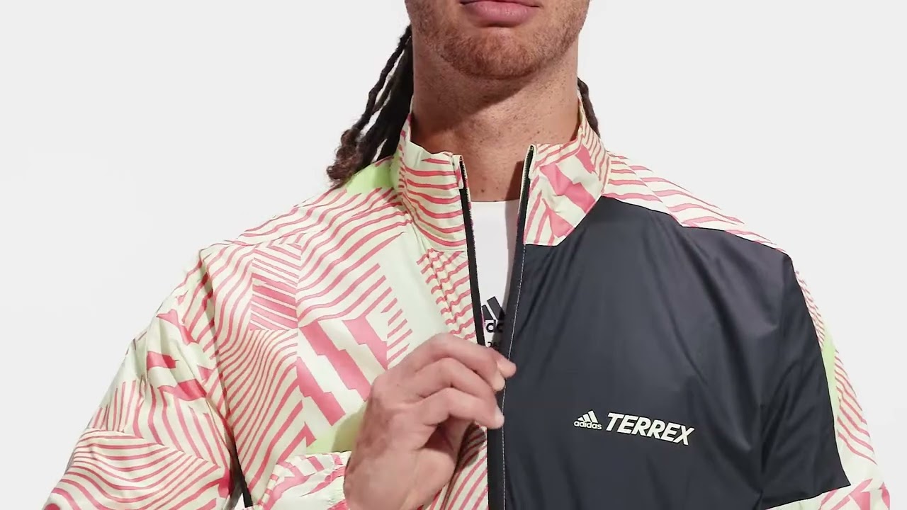 Men's • TERREX1TERREX TRAIL RUNNING PRINTED WIND JACKET$100 - YouTube