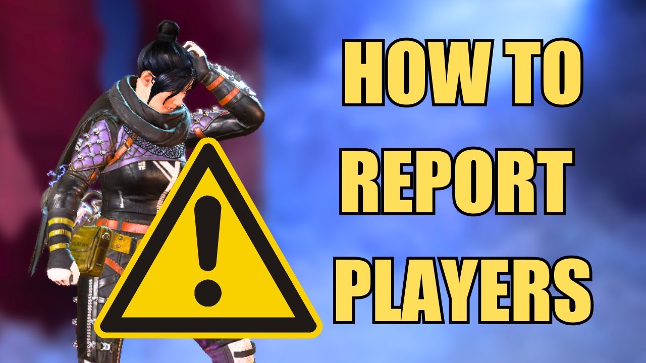 How To Report Players | Apex Legends - YouTube