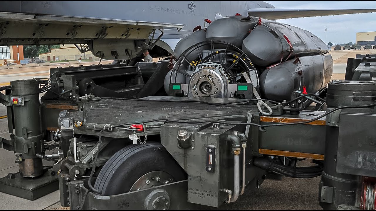 U.S. Air Force • Loading Massive Amount of Advanced Cruise Missiles ...