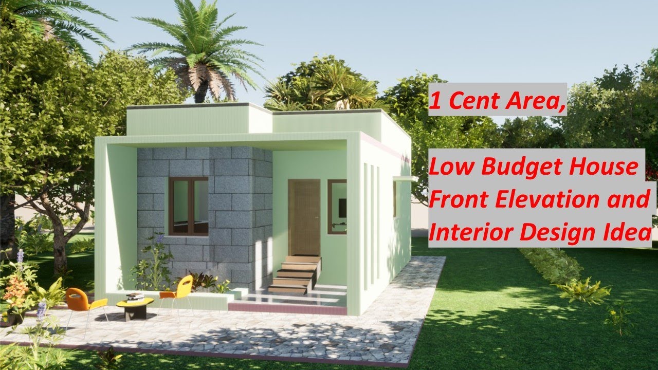 1 Cent, Low Budget House Plan, Elevation And Interior Design Idea/ MRCC ...