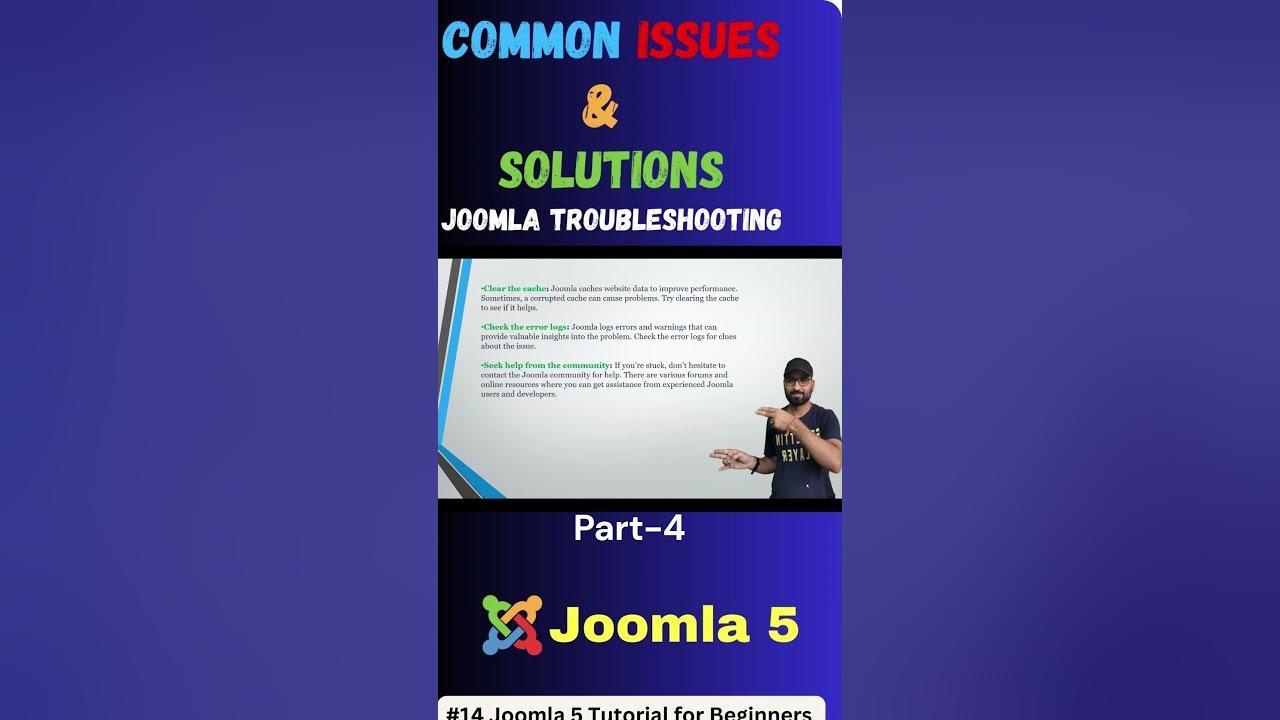 Joomla Troubleshooting Common Issues Part 4 #joomla #joomla5 - YouTube