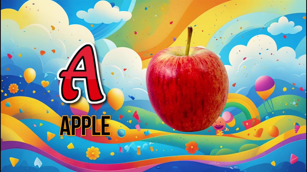 ABC Song for Kids | A for Apple & Fun Alphabet Song with Cute ...