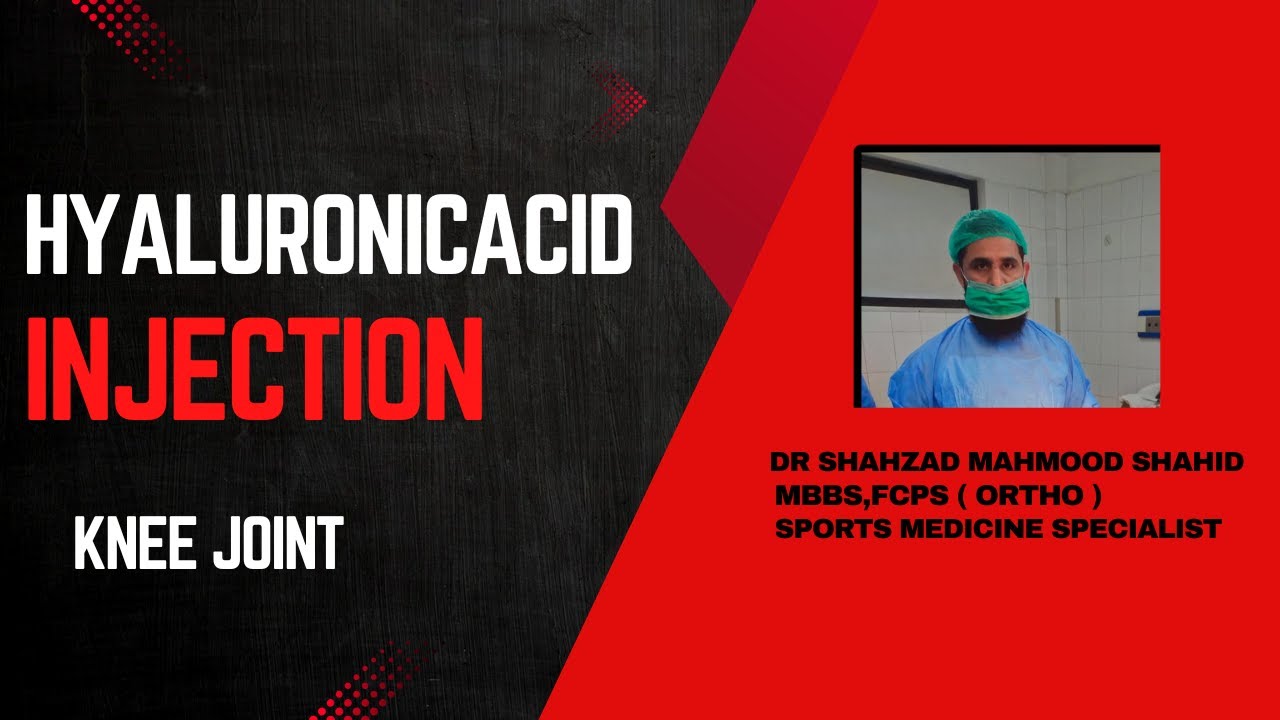 🦴 Injection Technique for Hyaluronic Acid | Dr. Shahzad Mahmood Shahid ...