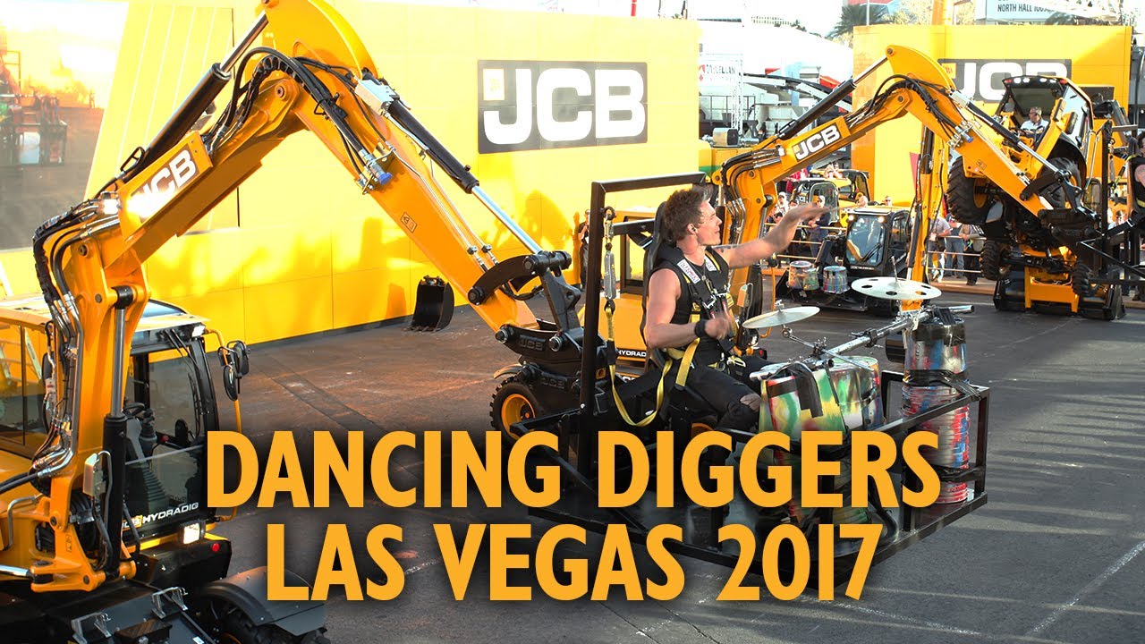 JCB Dancing Diggers x Recycled Percussion at Conexpo 2017, Las Vegas ...