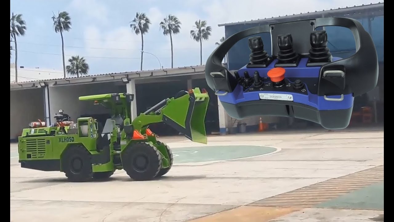 Radio Remote Controlled Dumper with RC400 Scanreco G2B System - YouTube
