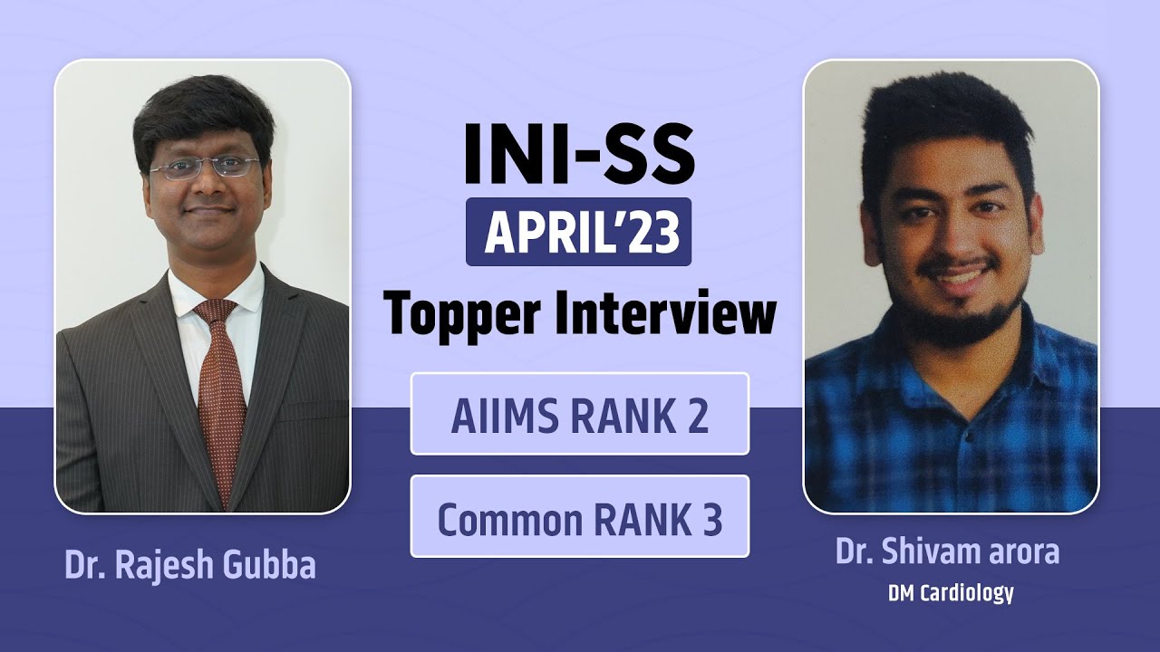 Dr. Shivam Arora excelled, securing AML Rank 2 and CML Rank 3 with ...