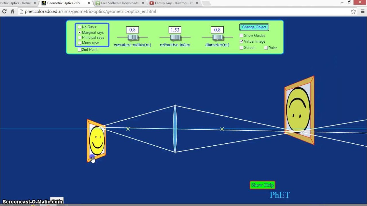 Lenses: Concept Simulation - YouTube
