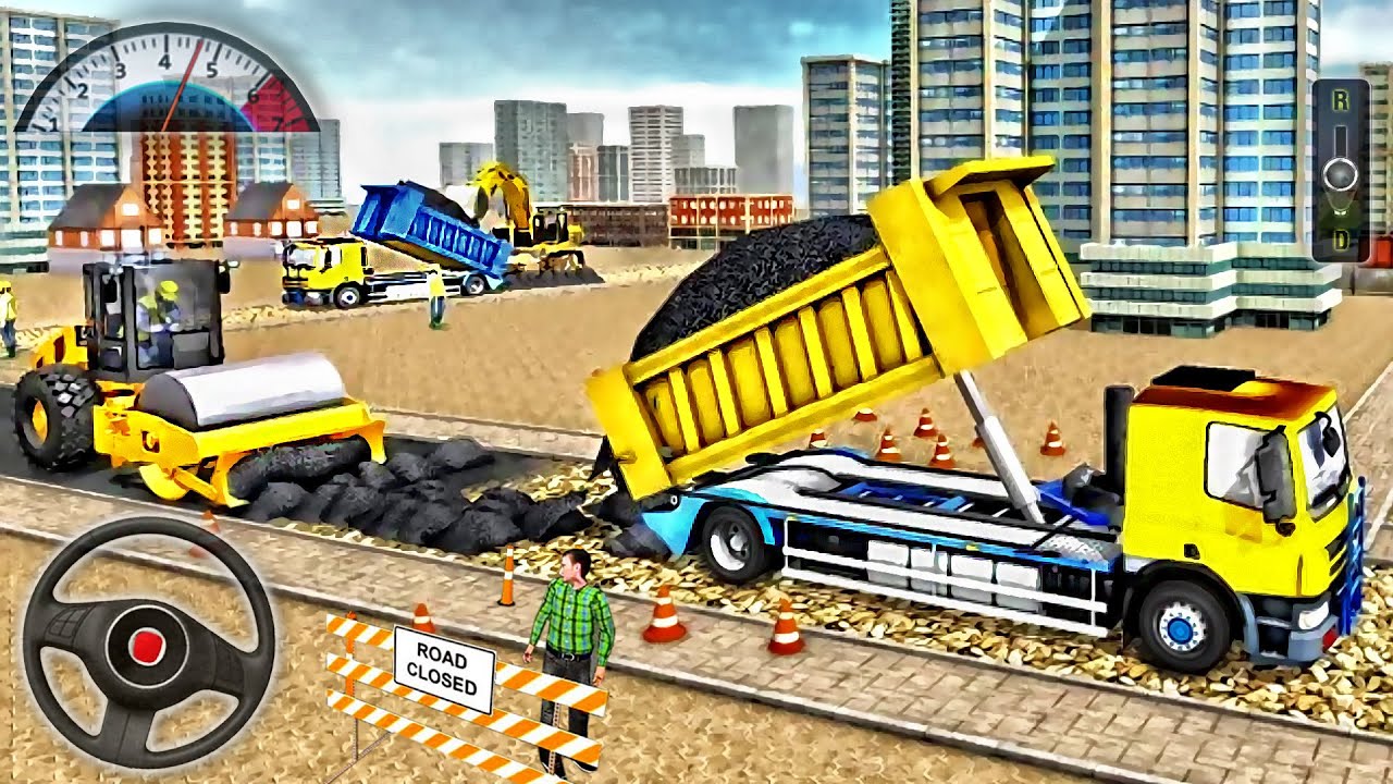 Builder Grand Road City - Highway Long Construction Simulator 2 - Best ...