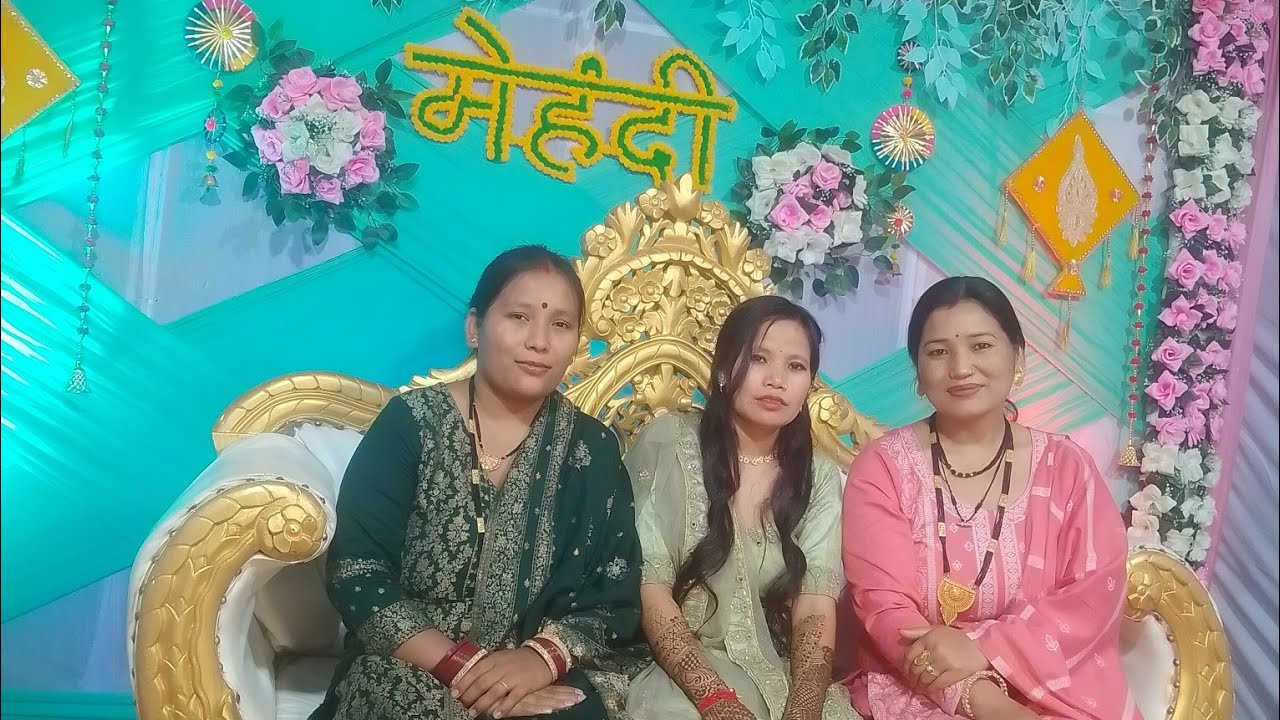 mehndi function @Geeta chhetri blogs - YouTube