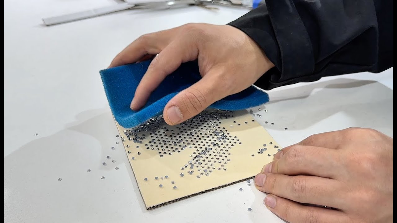 How to Cut & Use Flock Template - YouTube