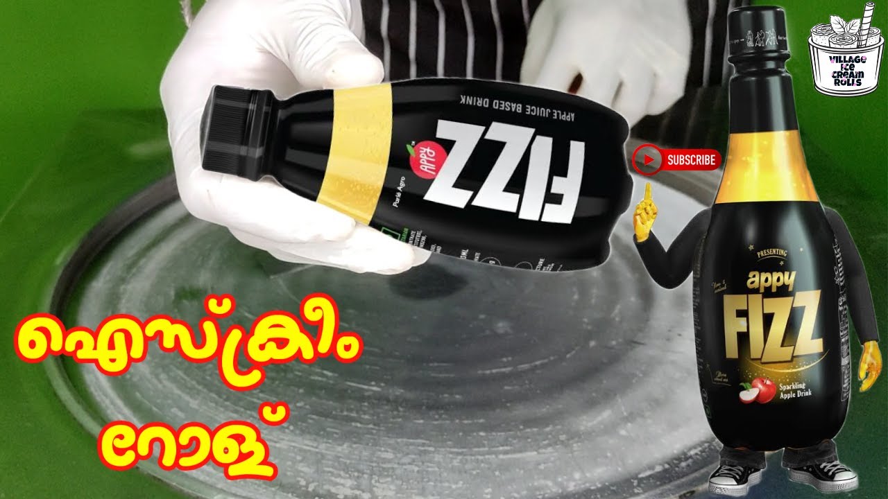 Fizz Ice Cream Rolls | Appy Fizz Fride ice cream rolls making in ...