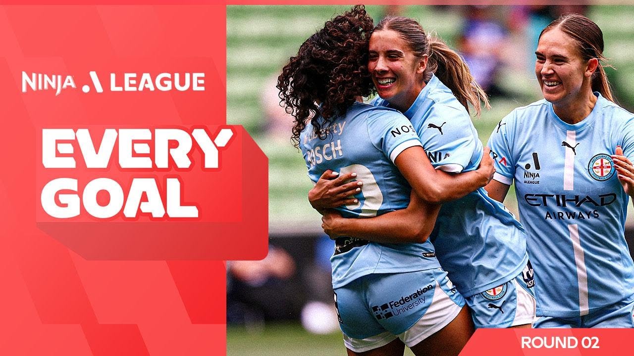 ALL GOALS | Round 2 | Ninja A-League 2024-25 - YouTube