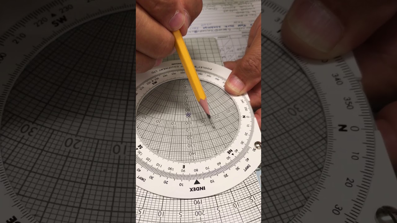 Calculating a Navigation leg using the wiz wheel - YouTube
