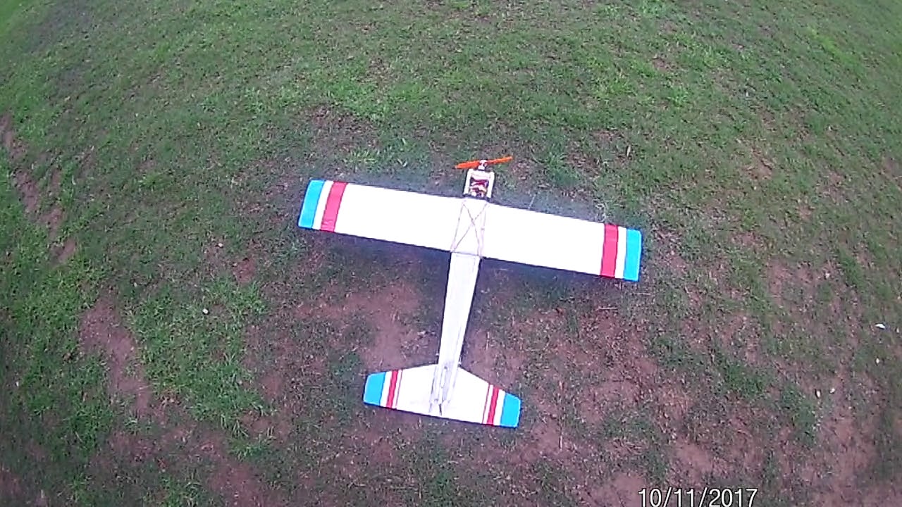 Clara RC plane with KK2 mini OpenAero flight stabilizer - YouTube