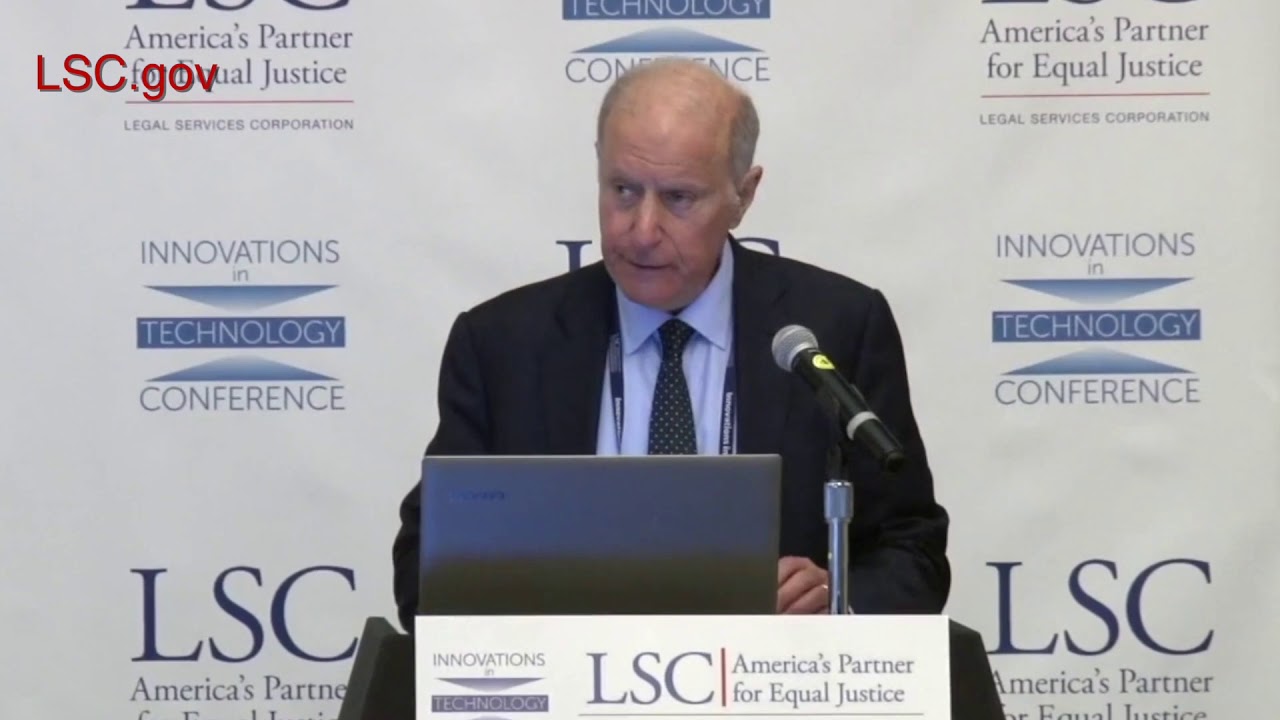 John G. Levi, LSC Board Chairman Discussing the Impact of TIG Funding ...