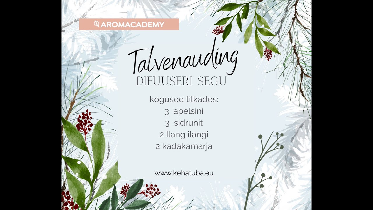 Talvised aroomisegud ja jõulutunne - YouTube