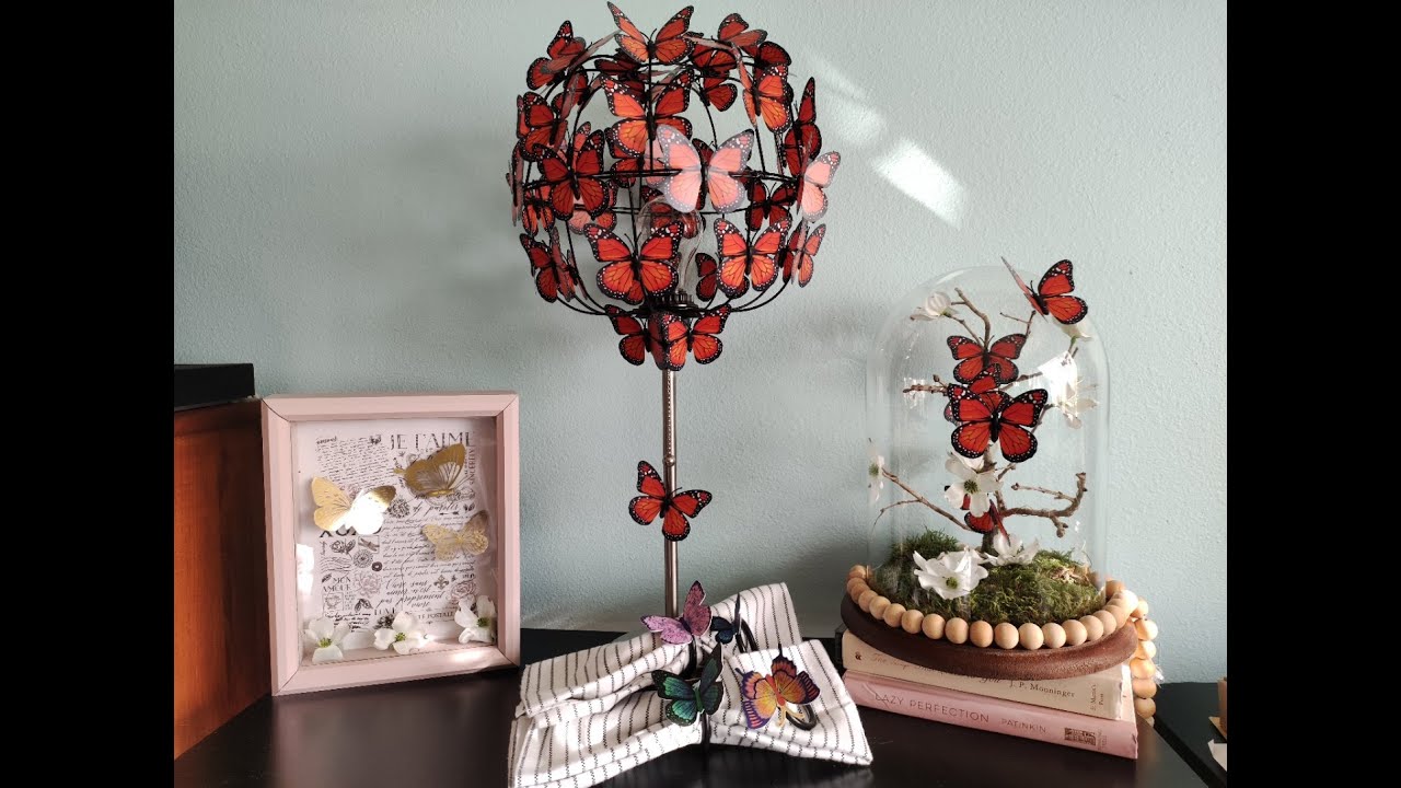 Easy dollar tree diy butterfly home decor, DIY decoraciones para el ...