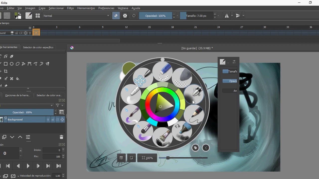 TUTORIAL KRITA (krita animation) - YouTube